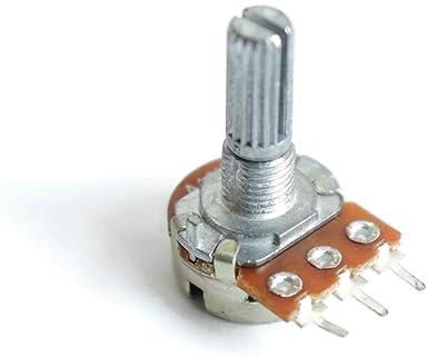 Generic 10K Ohm Linear Taper Rotary Potentiometer, Pack of 5 with ...