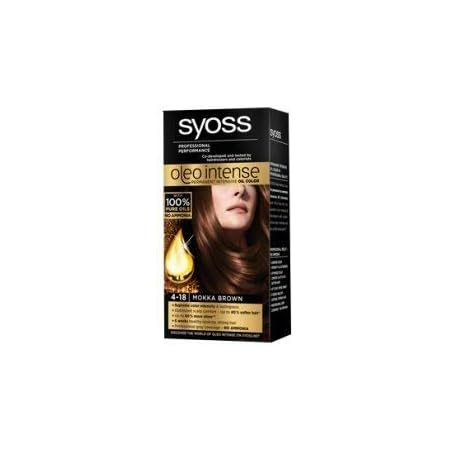 Amazon.com: Syoss Oleo Intense Hair Color Dye 100% Pure Oils 0% Amonia ...