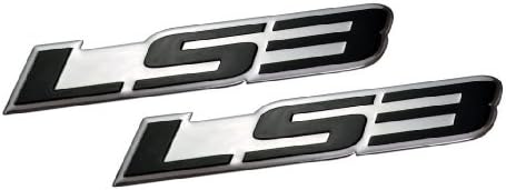 Amazon.com: ERPART LS3 6.2L V8 Red Engine Emblems Badges Nameplates ...