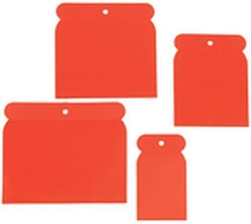 Amtech G0946 Filler Applicator Kit, 4-Piece Plastic Scraper Set ...