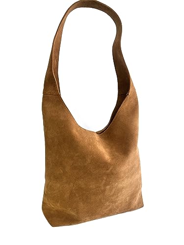 Amazon.com: Women suede Boho bag Bohemian style tote shoulder shopper ...