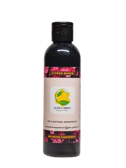 GLOW GARDEN- Bioenzyme citrus based Organic Fertilizer |100 ml|Pack of ...