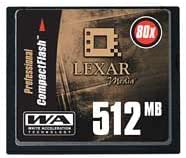 Lexar - 512MB Pro 80X CompactFlash Card : Buy Online at Best Price in ...