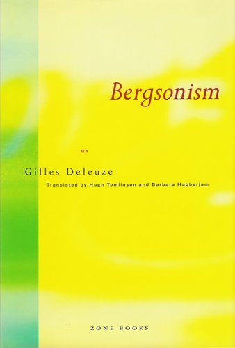 Bergsonism: Deleuze, Gilles, Tomlinson, Hugh, Habberjam, Barbara ...