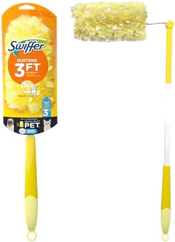 Swiffer Dusters Starter Kit, Heavy Duty Dusters for Cleaning, 1 Super ...
