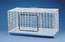 Amazon.com : Ware Rabbit Cage 24"W White/Green : Small Animal Houses ...