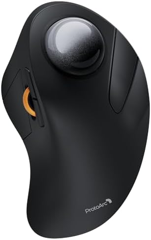 Amazon.com: ProtoArc Wireless Bluetooth Trackball Mouse, EM03 NL ...