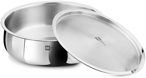 Buy Bergner BE Bergner Essentials TriPly Stainless Steel 32 cm Biryani ...