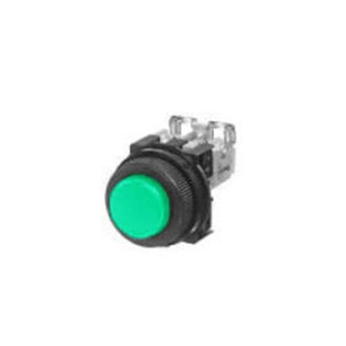 Amazon.co.jp: 富士電機 AR30E0R-11G 丸フレーム平形押しボタンスイッチ モメンタリ(1a1b) (緑) NN : 産業 ...