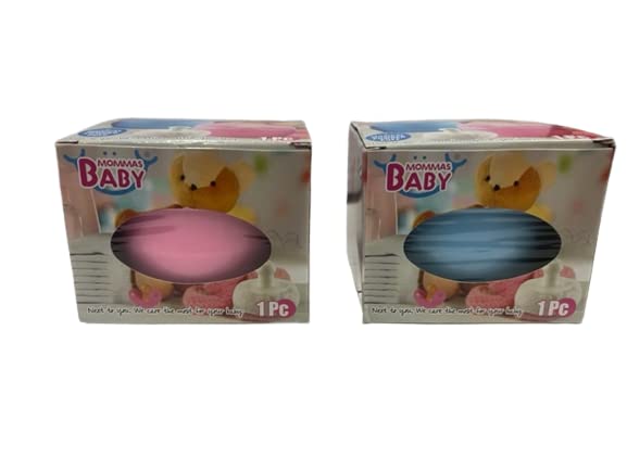 Mommas Baby Baby powder box with musical powder puff (Blue) : Amazon.in ...