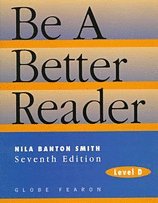 Be a Better Reader Level D Grade 7 (WORKBOOK) 7th EDITION: Nila Banton ...