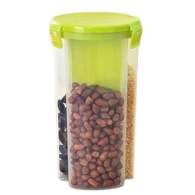 S.G.I 3 in 1 Airtight Leak Proof Food Storage Container with 3 Section ...