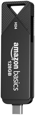 Amazon Basics 128GB USB 3.0 Flash Drive | 80+ Mbps Read Speed | Dual ...