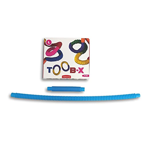 JUEGACONMIGO TOOB-X Pop Tubes Sensory Toy, Colorful Fidget Toys, Fidget ...