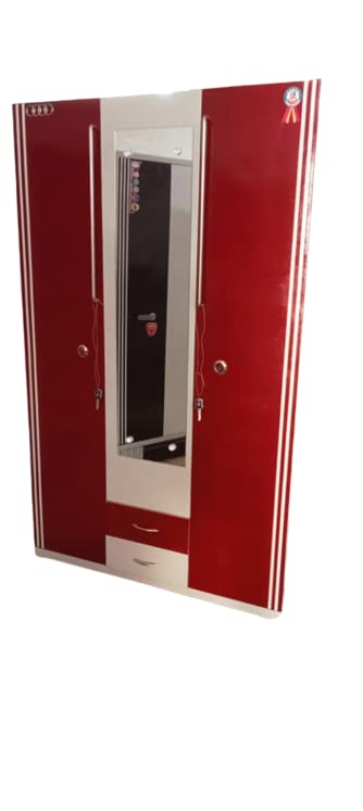 Z.A.Steel Metal Steel Wardrobe | Two Door Large Almirah Cupboard with ...