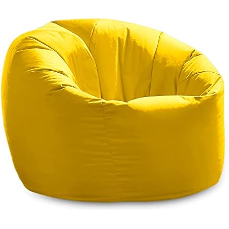 X-L Beanbag Chair Yellow Water resistant Bean bags for indoor and ...