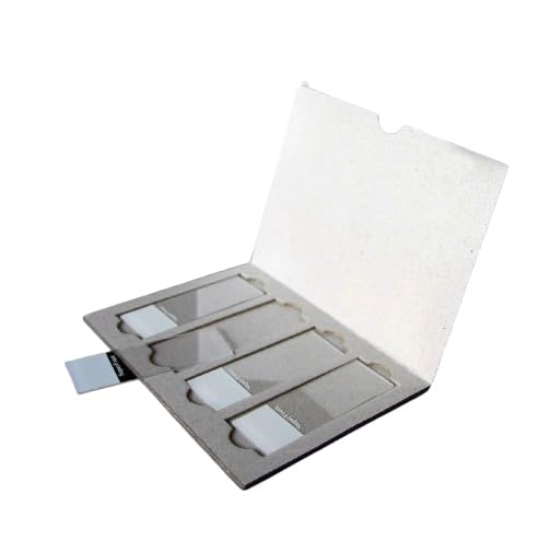 Microscope Slide Cardboard Slide Holder, Storage, Mailer for 4 Standard ...