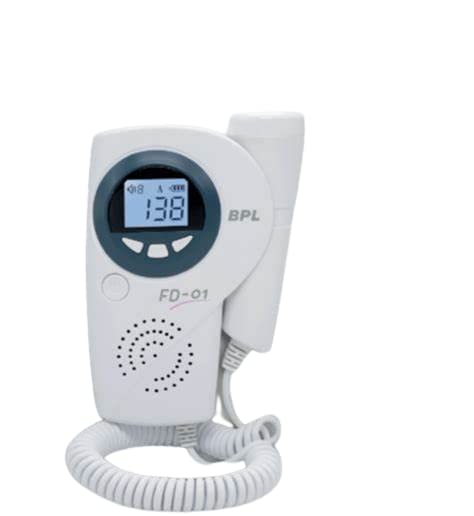 L S Fetal Doppler Heart Rate Monitor with LCD Display Headphone Jack ...