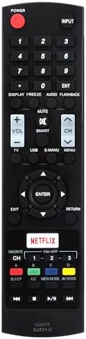 Amazon.com: GJ221-C Remote Control for Sharp LCD/LED TV LC32LE653U LC40LE653U LC43LE653U LC ...