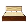 SONA ART & CRAFTS Zeus Sheesham Wood King Size Bed with Storage Box ...