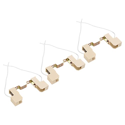 PATIKIL 78mm R7S Socket, 3 Pack Ceramic Lamp Holder Halogen Socket Bulb ...