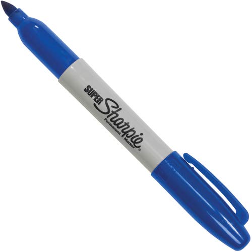 Blue Super Sharpie Markers: Amazon.com: Industrial & Scientific