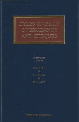 Byles on Bills of Exchange and Cheques: Amazon.co.uk: Elliott QC ...