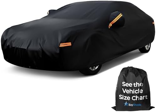 Amazon.com: EzyShade 10-Layer Car Cover Waterproof All Weather. See ...