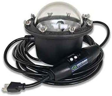 Amazon.com: Deep Glow Clear Underwater Dock Light - Brightest HID ...