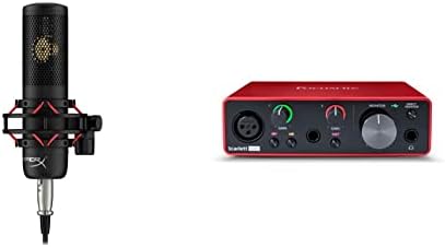 Amazon.com: HyperX ProCast Microphone – Large Diaphragm Condenser Mic ...