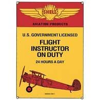 Amazon.co.jp: Flight Instructor Sign シギン : ホーム＆キッチン