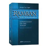 Ramban (Nachmanides) Commentary on the Torah, Leviticus: Charles B ...