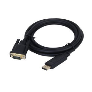 DisplayPort DP Male to VGA Male Cable Converter for PC CRT LCD Monitor ...