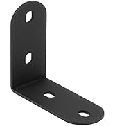 Amazon.com: 10 Pcs Black Slotted Corner Brace Length 4-5/8" Heavy Duty ...