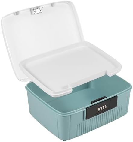 Lockable Medicine Box with 4 Digital Combination Lock, Medication ...