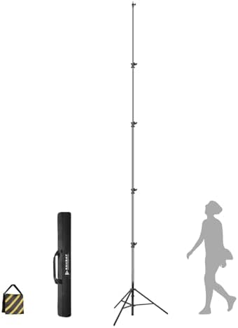 Amazon.com : RAUBAY 24' Tall Tripod Stand, Extreme Tall Heavy Duty ...