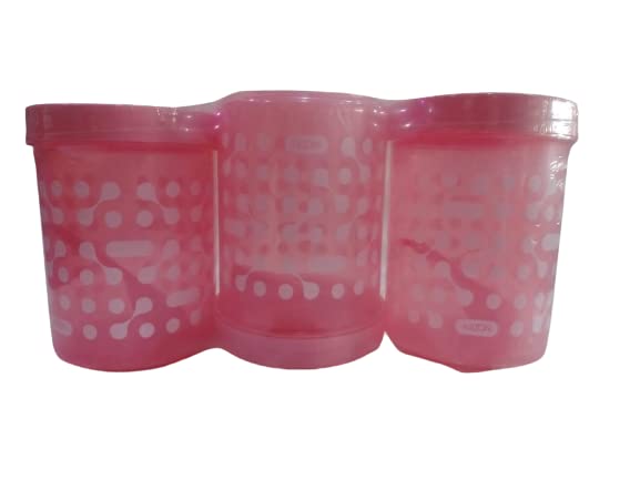 Plastic Multipurpose Plastic Storage Container 1500ml Set of 3 (Baby ...