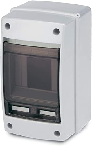 2 Pole Pvc MCB box with Cover Weatherproof IP65 Rated Heavy Quality ...