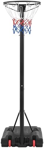 Yaheetech Netball Hoop Adjustable Netball Stand and Post Freestanding ...