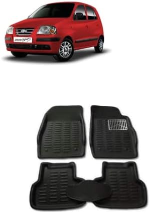 Arneja 3D/4D Car Floor Foot mats for Hyundai Santro Xing, PVC Material ...