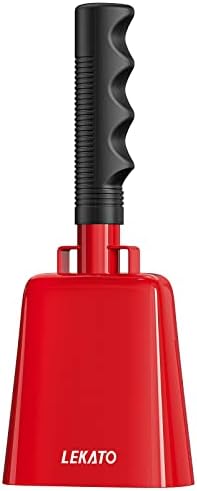 Amazon.com: 8’’ Steel Cow Bell, LEKATO Noise Makers Cowbell with Handle ...