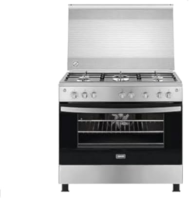 Zanussi - Freestanding Cooker - 5 Gas Burners - Stainless-Steel ...