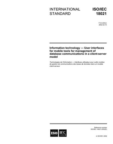 Buy ISO/IEC 18021:2002, Information technology - User interfaces for ...