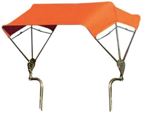 Amazon.com: 3-Bow Tractor Canopy with Frame Axle Mount 48" - Orange ...