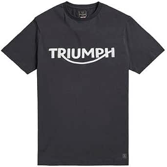 TRIUMPH Bamburgh Jet Black Tee MTSS20002 | Amazon.com
