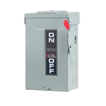 2P 30Amp 120V/240V General Duty Safety Switch，Disconnect Switches Box ...