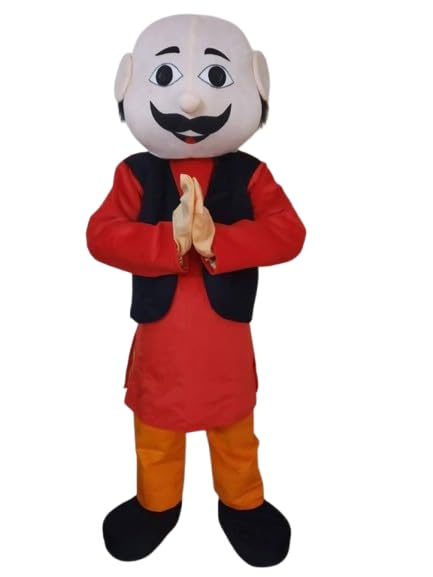 Buy Motu Patlu Mascot Costume Dress | Cartoon Character Fancy Dress for ...