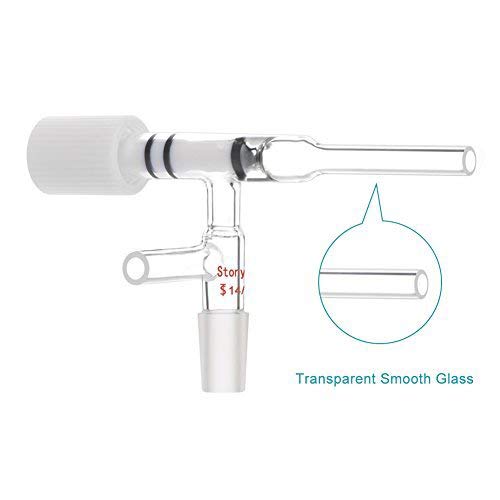 StonyLab Chromatography Flow Control Adapter with 14/20 for Flash ...