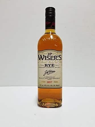 Amazon.com: JP Wiser's, Rye Blended Canadian Whiskey, 750 mL, 80 proof ...
