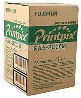 Amazon.com : FujiFilm RA6-SD20M Paper for the Printpix NC400 Printer, 6 ...